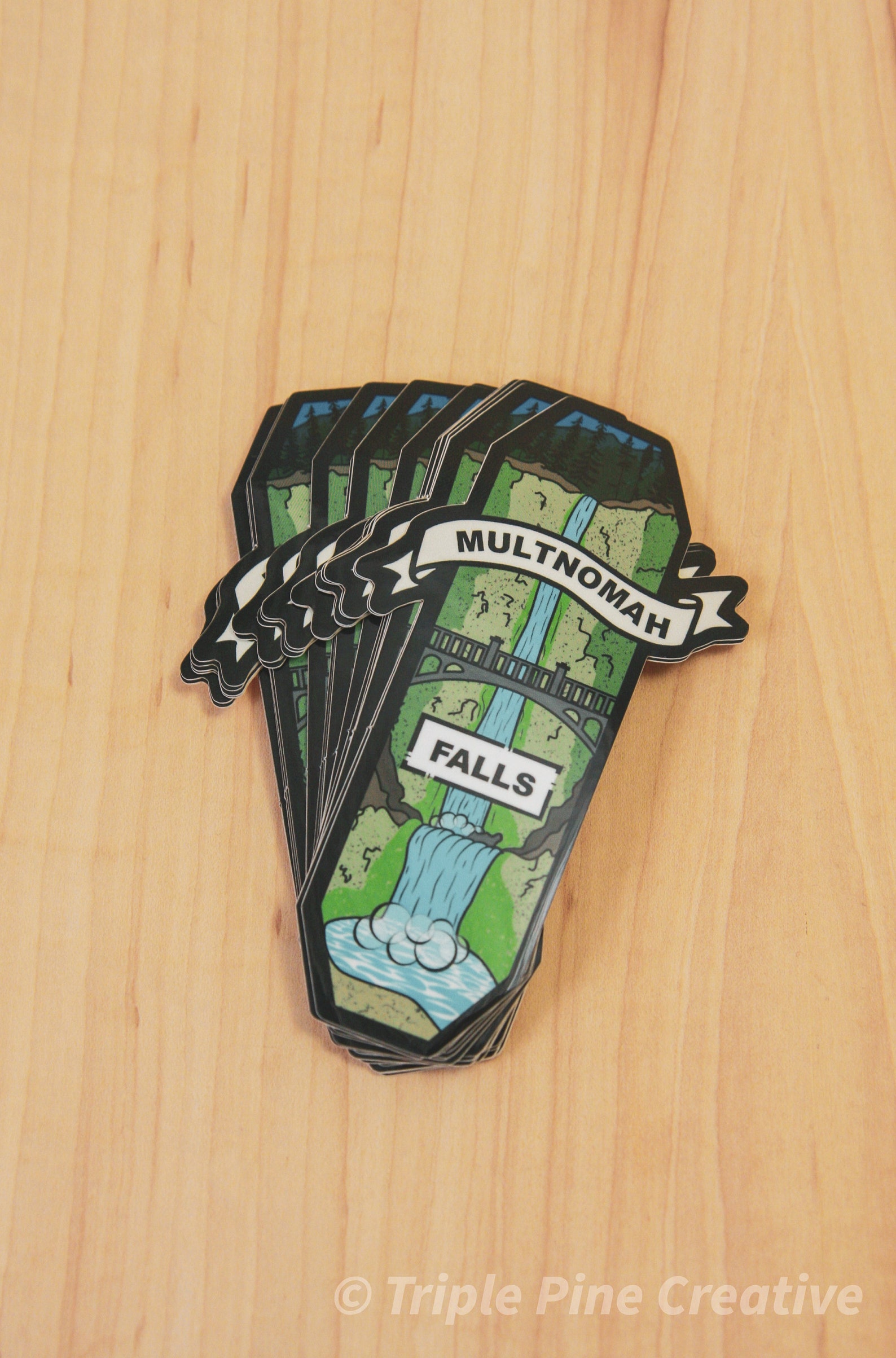 Multnomah Falls Vinyl Sticker - Etsy