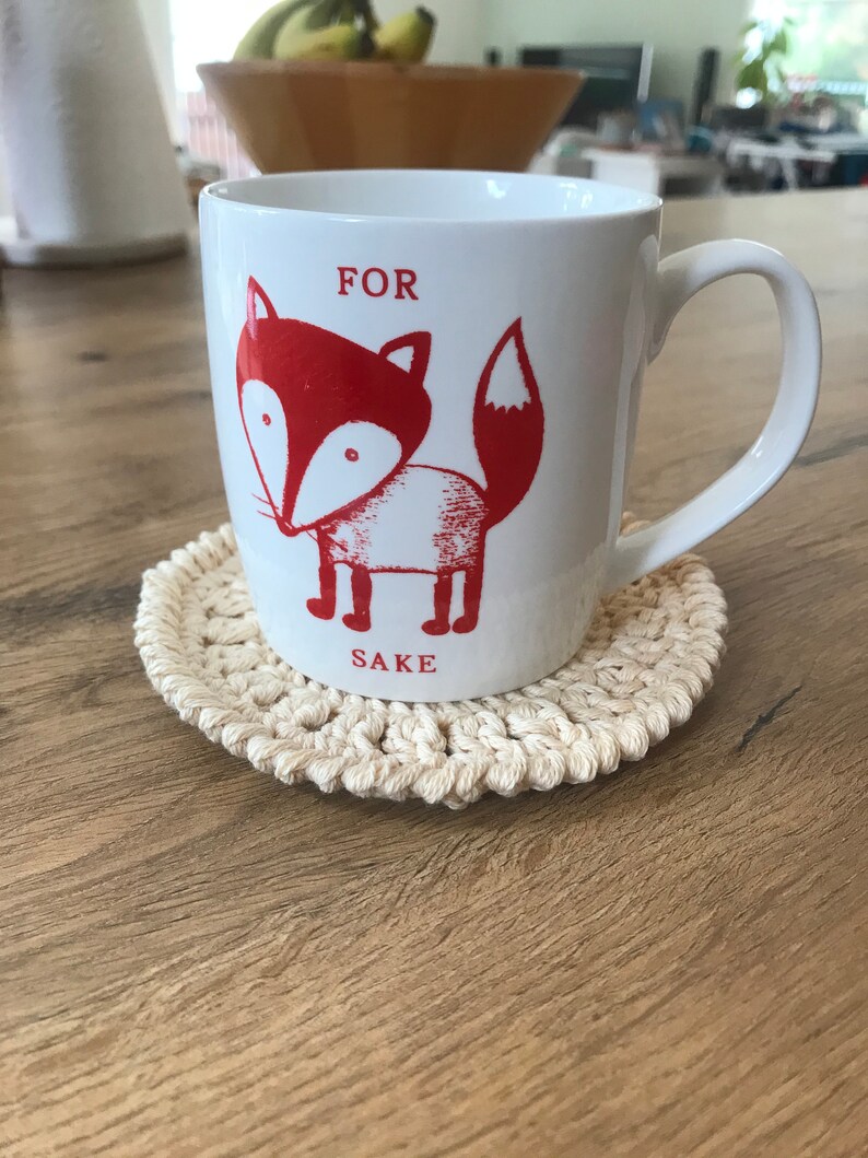 Organic Cotton Crochet Coasters Vegan Cotton Coaster - Etsy