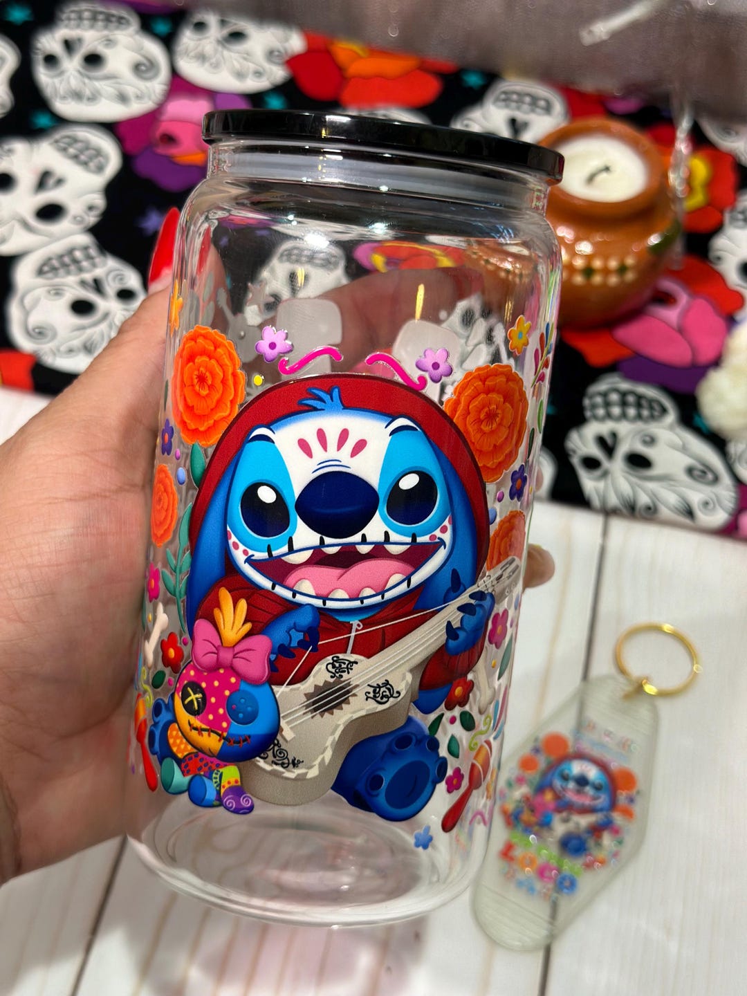 Un Poco Loco Alíen Glass Cup - Etsy