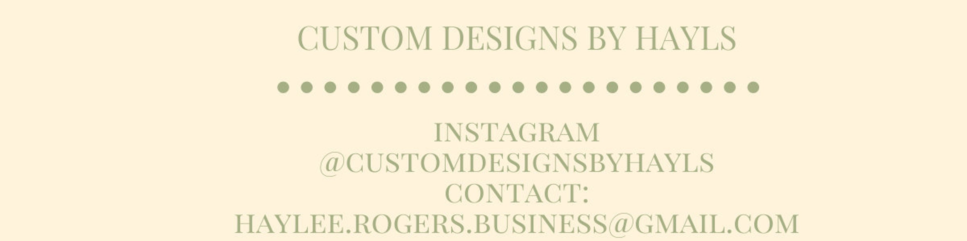 CustomDesignsbyHayls - Etsy