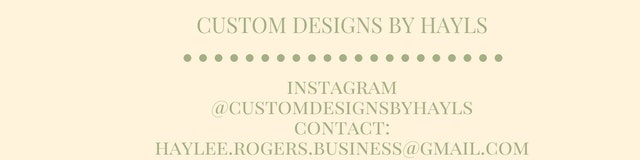 CustomDesignsbyHayls - Etsy