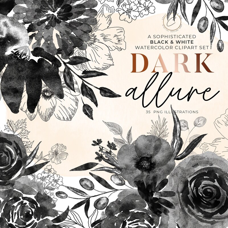 Botanical Clip Art - Etsy