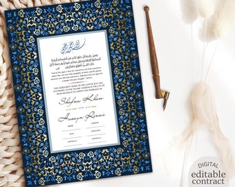 Bride Contract Nikah - Etsy