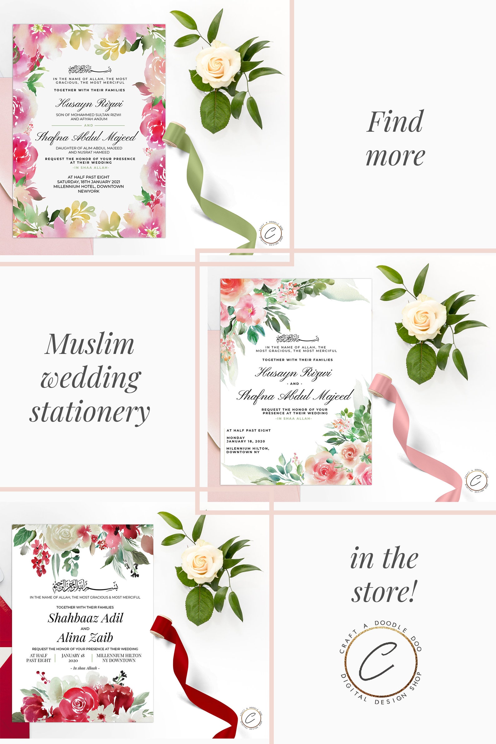 Custom Muslim Wedding Welcome Sign Nikah Announcement Poster - Etsy