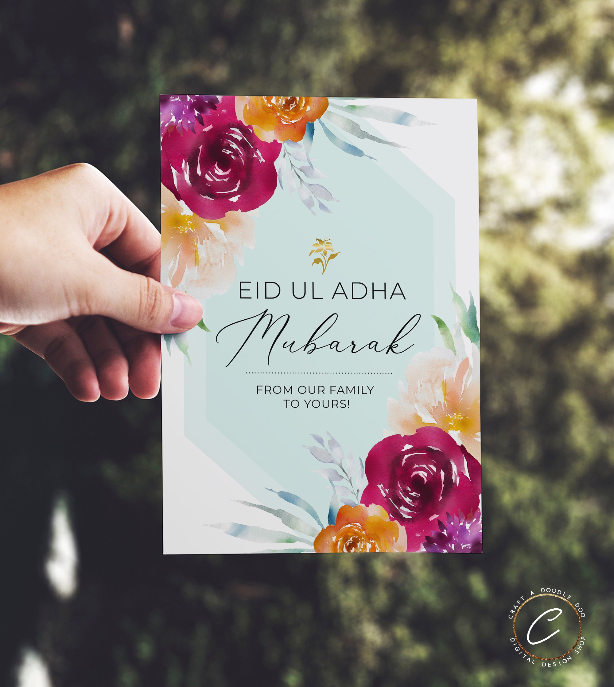 Printable Eid Ul Adha Card Digital Download Elegant - Etsy