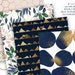 Blush & Navy Digital Paper Pack Chic Scrapbook Prints,patterns Glitter ...