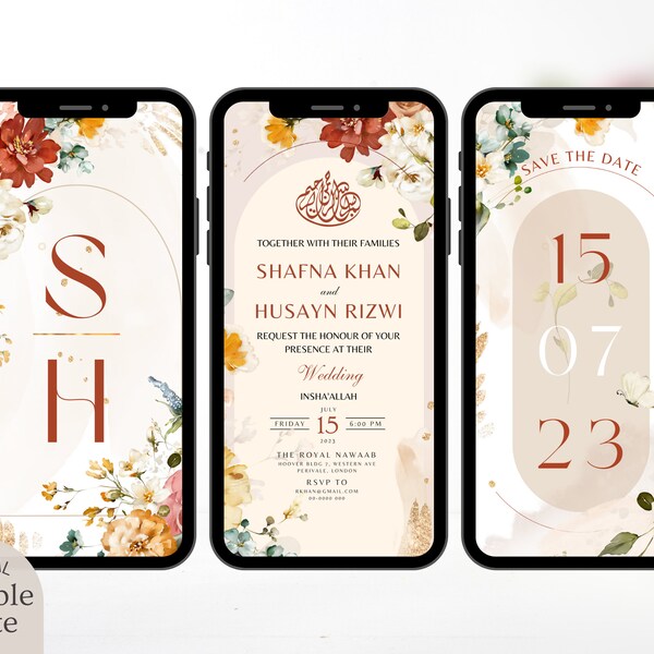 Shaadi Card Template - Etsy