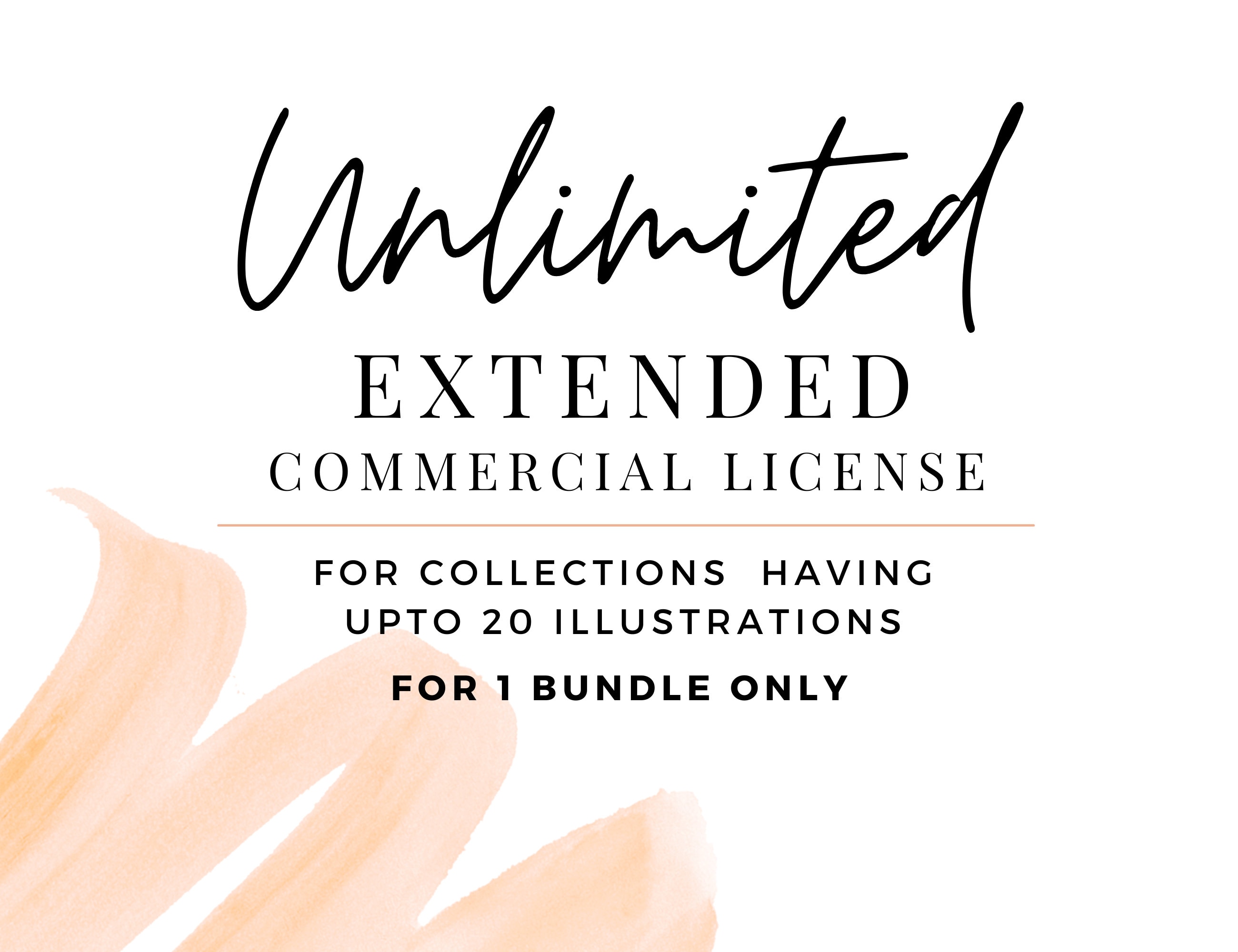 Extended Unlimited Commercial License , Upto 20 Watercolor / Digital ...