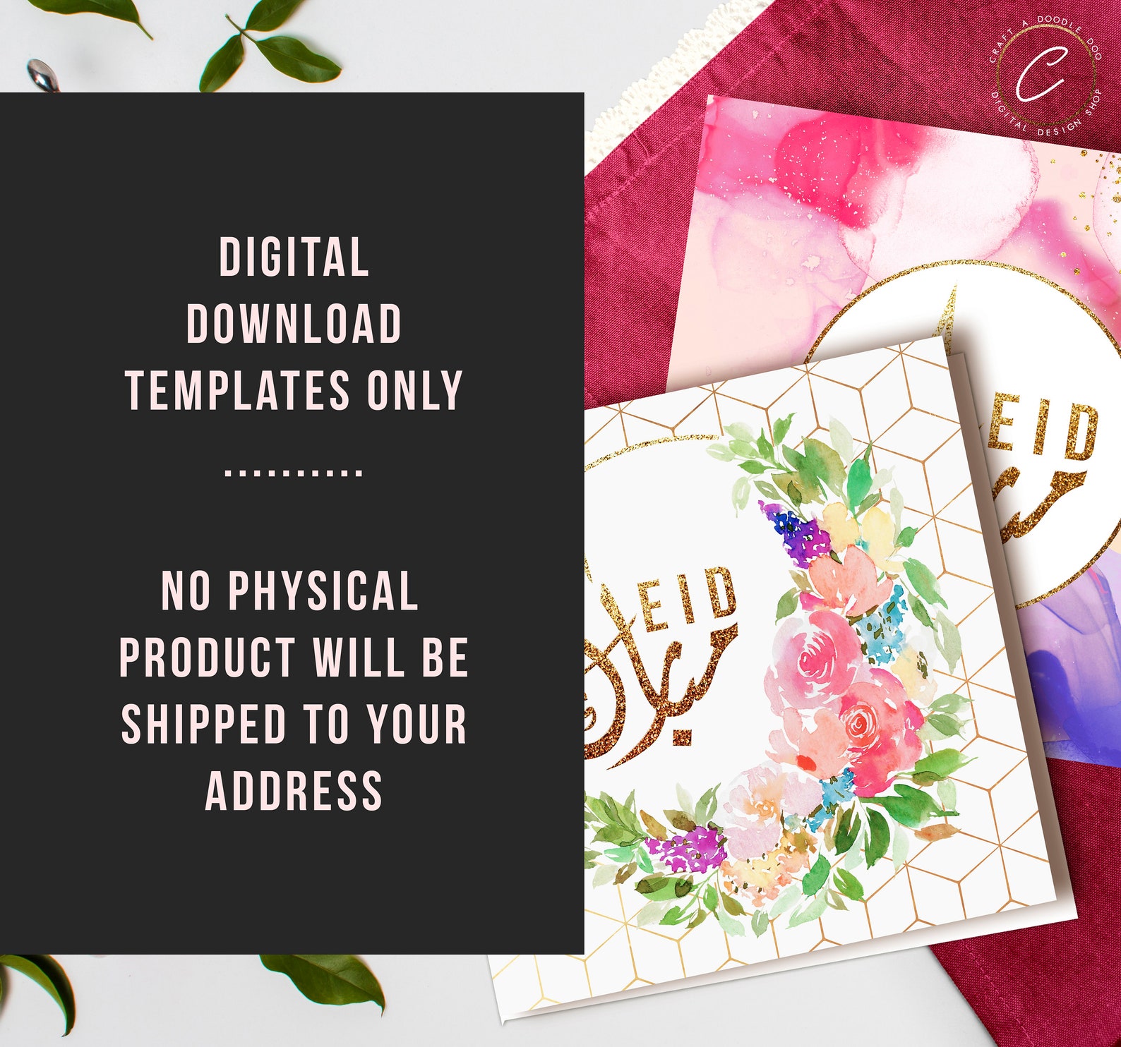 Customizable Eid Greeting Card and Envelope Speciality | Etsy