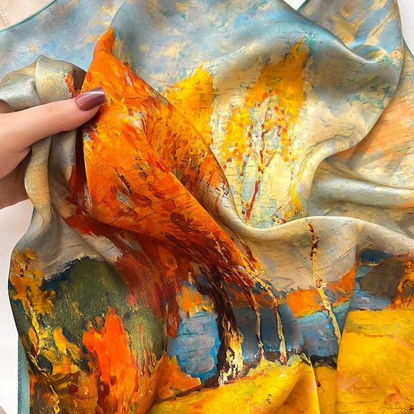 Custom Printed Scarf - Etsy