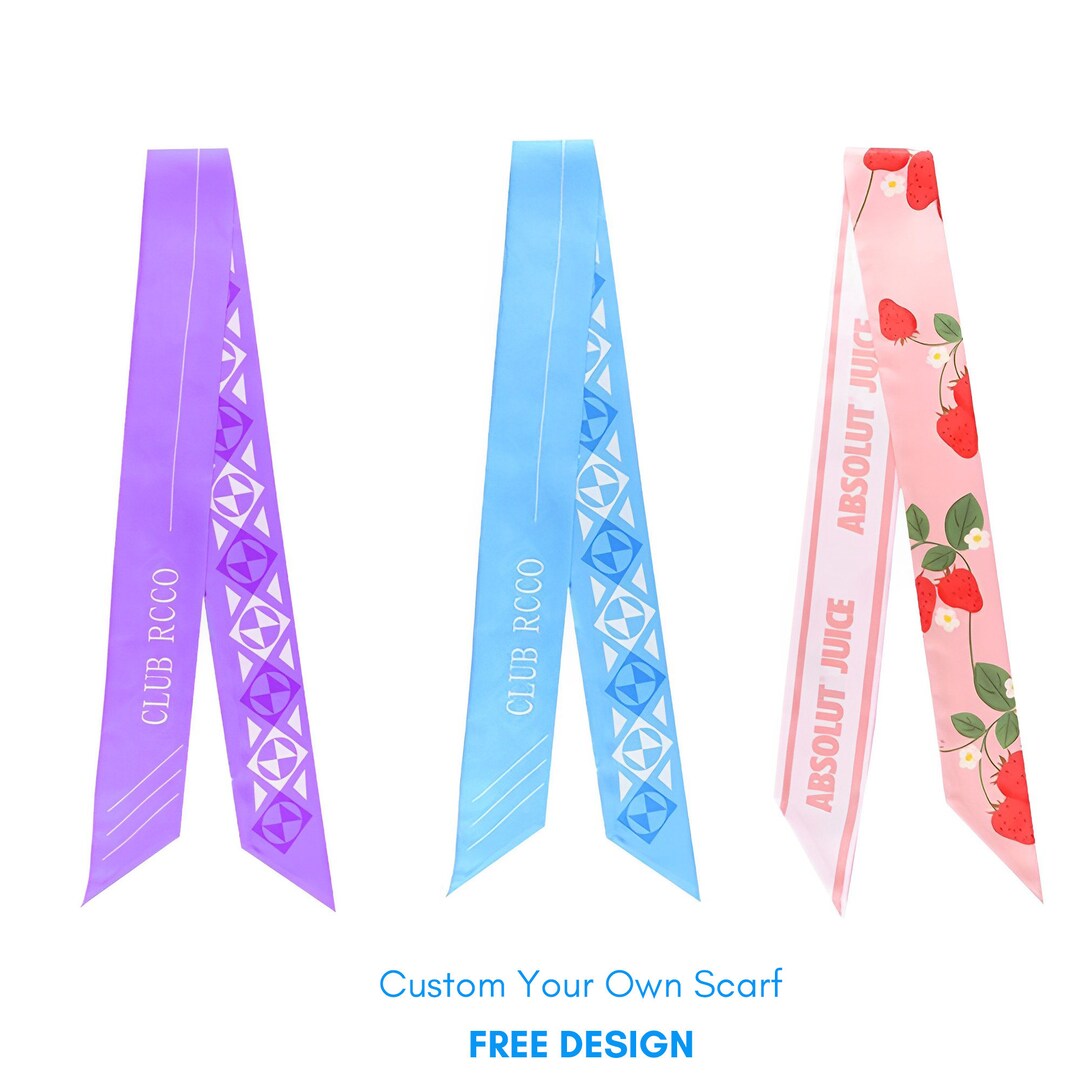 Custom Hair Scarf,personalized Scarf,design Your Own Scarf,printed ...