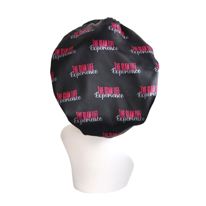Custom Bonnet for Womenlogo Repeated Double Layer Satin - Etsy