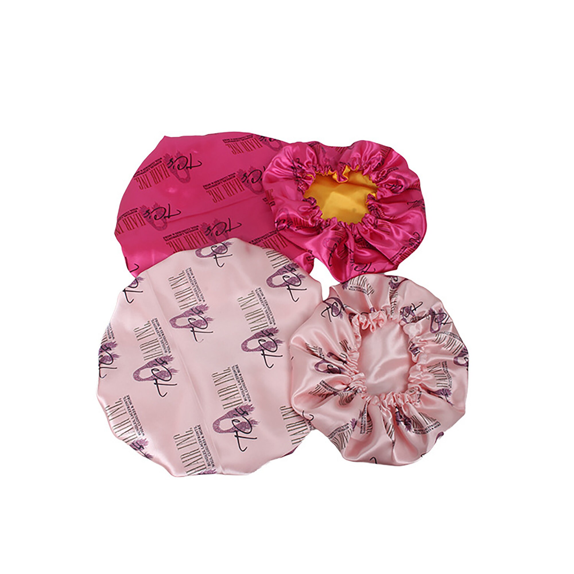 Logo All Over Satin Bonnets Edge Wraps Satin Edge Scarves - Etsy