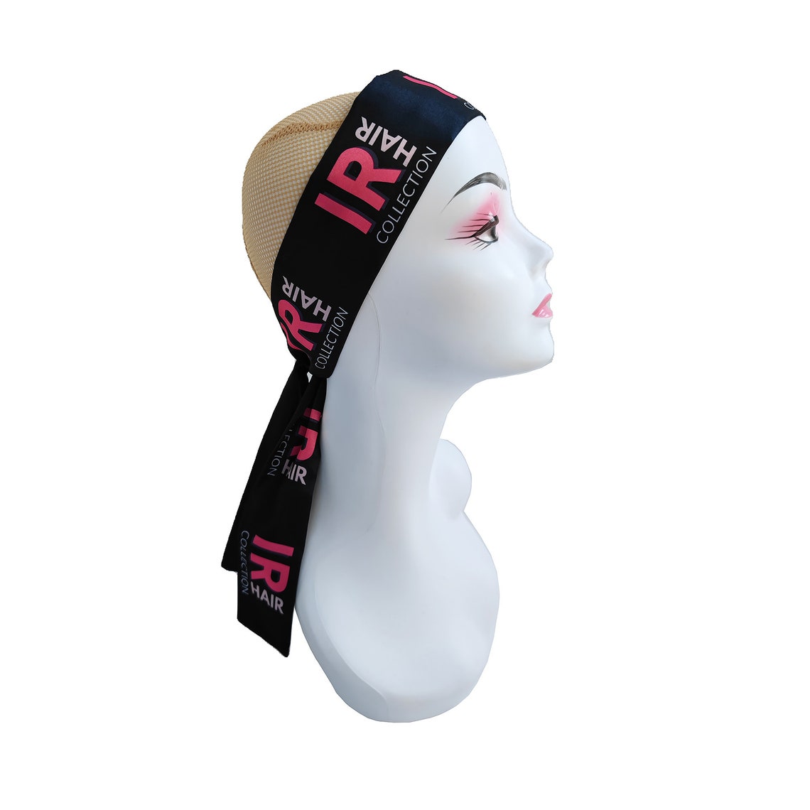 Custom Logo All Over Bonnets Edge Wrap Satin Edge Scarf | Etsy