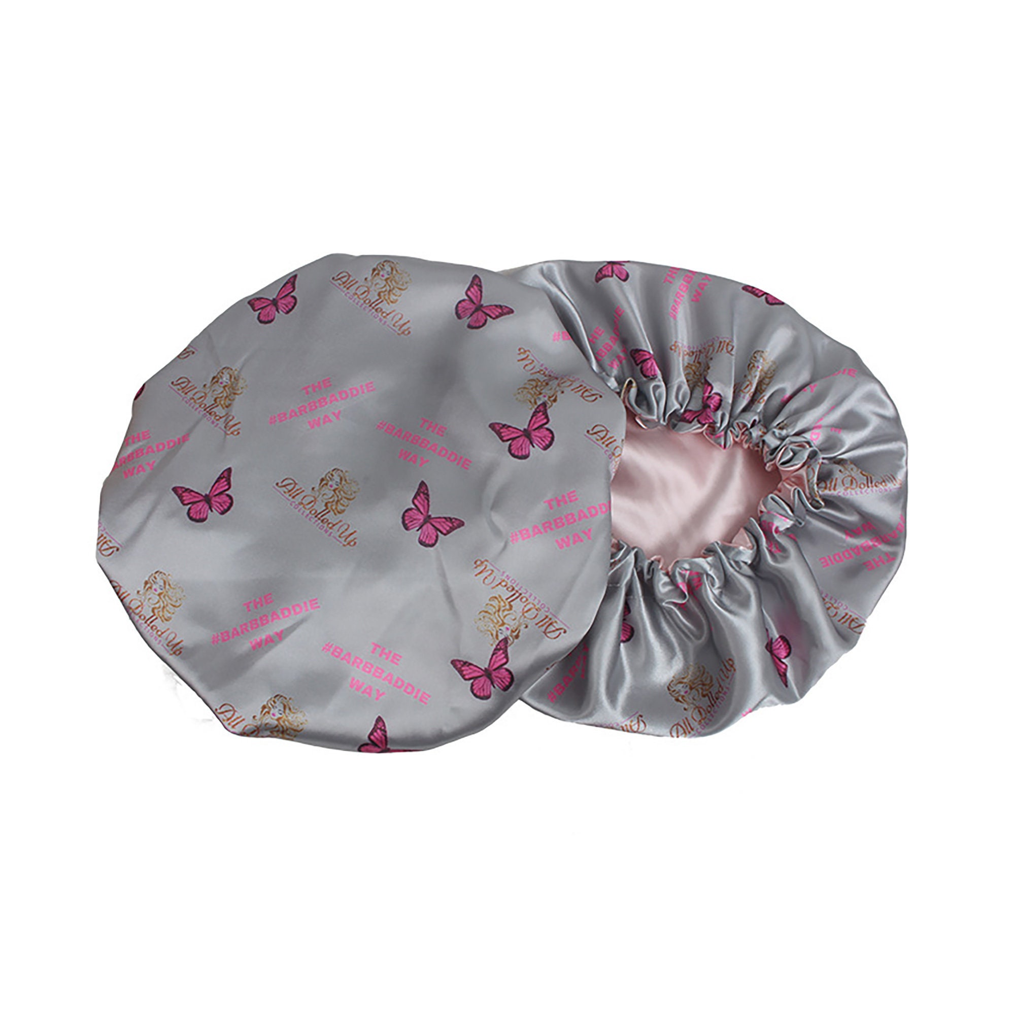 Logo All Over Satin Bonnets Edge Wraps Satin Edge Scarves - Etsy