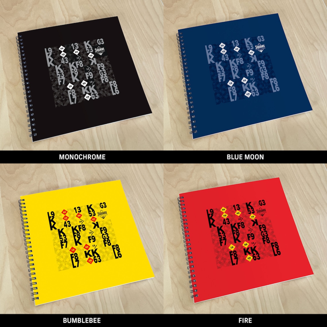 Square Baseball Scorebook - Etsy