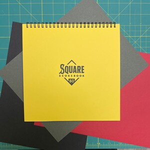 Square Baseball Scorebook | Etsy