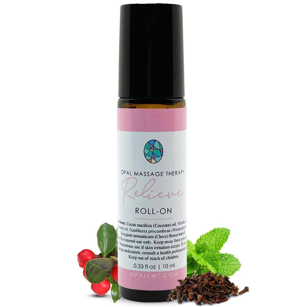 Premium Relieve Essential Oil Blend Roll-on - Etsy