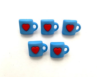 Coffee Cup Button - Etsy