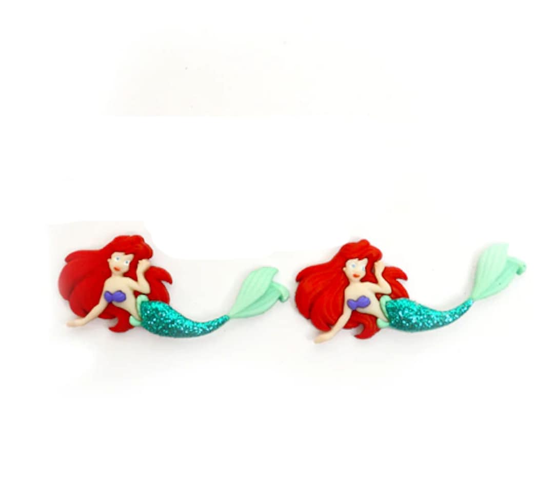 Disney the Little Mermaid Ariel Novelty Button Collection, Dress It up ...