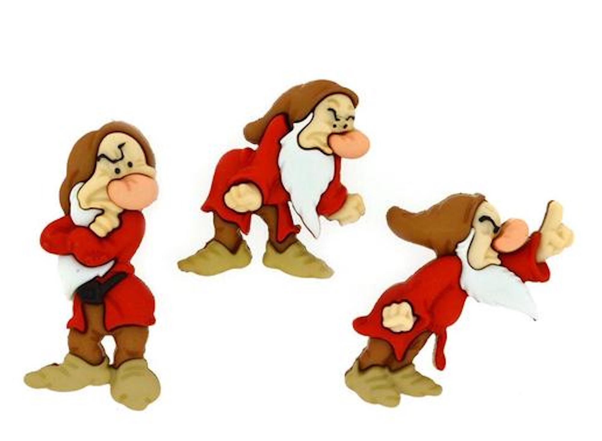 Disney Snow White Grumpy Novelty Button Collection Disney - Etsy