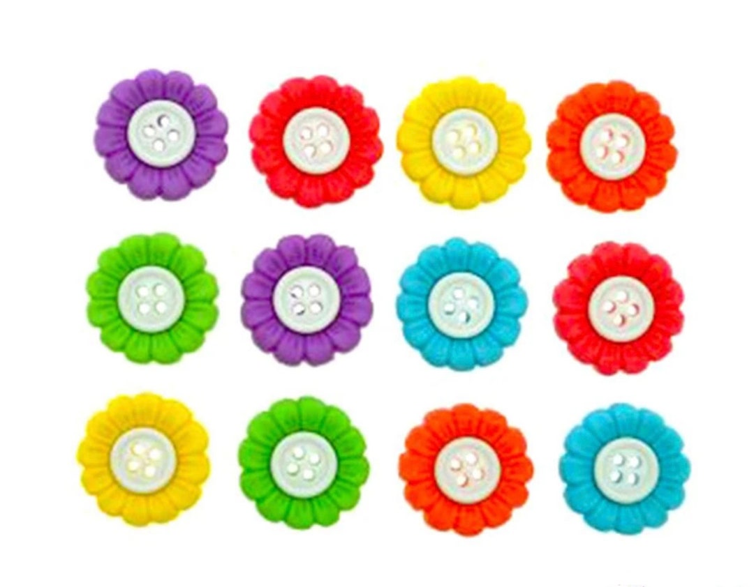 Sew Cute Sunflowers Buttons Novelty Collection, Dress It up Buttons ...