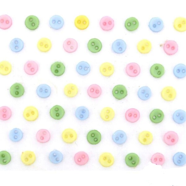 Pastel Buttons - Etsy