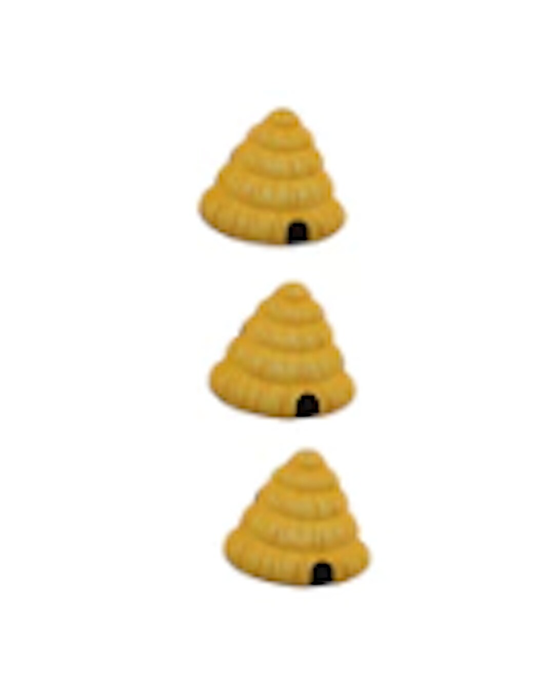 Bee Hive Buttons Galore Novelty Buttons: Craft Embellishments, Set of 3 ...