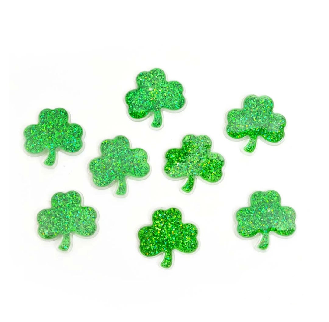 Glitter Shamrock Buttons: Lucky You Novelty Dress It up Embellishments ...