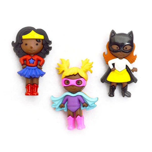 Superhero Button - Etsy