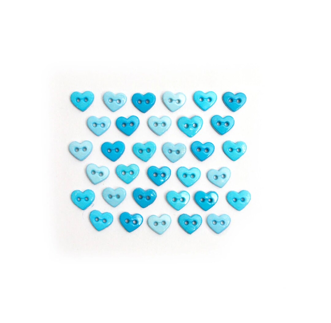 Micro Hearts Breeze Novelty Button Collection, Dress It up Buttons ...