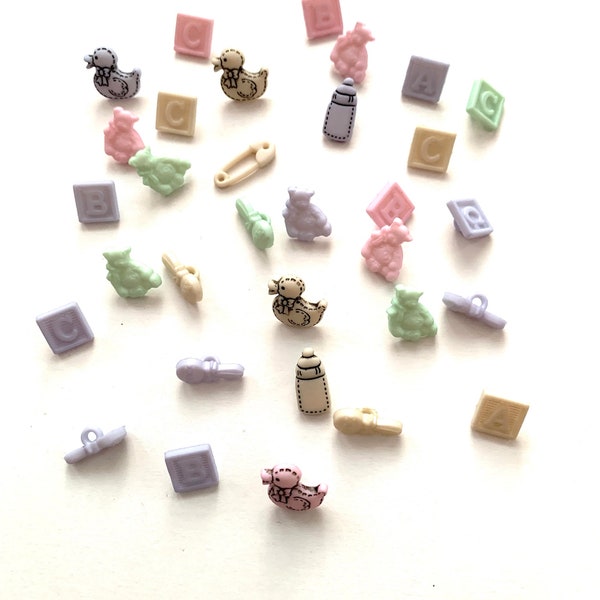 Baby Buttons - Etsy