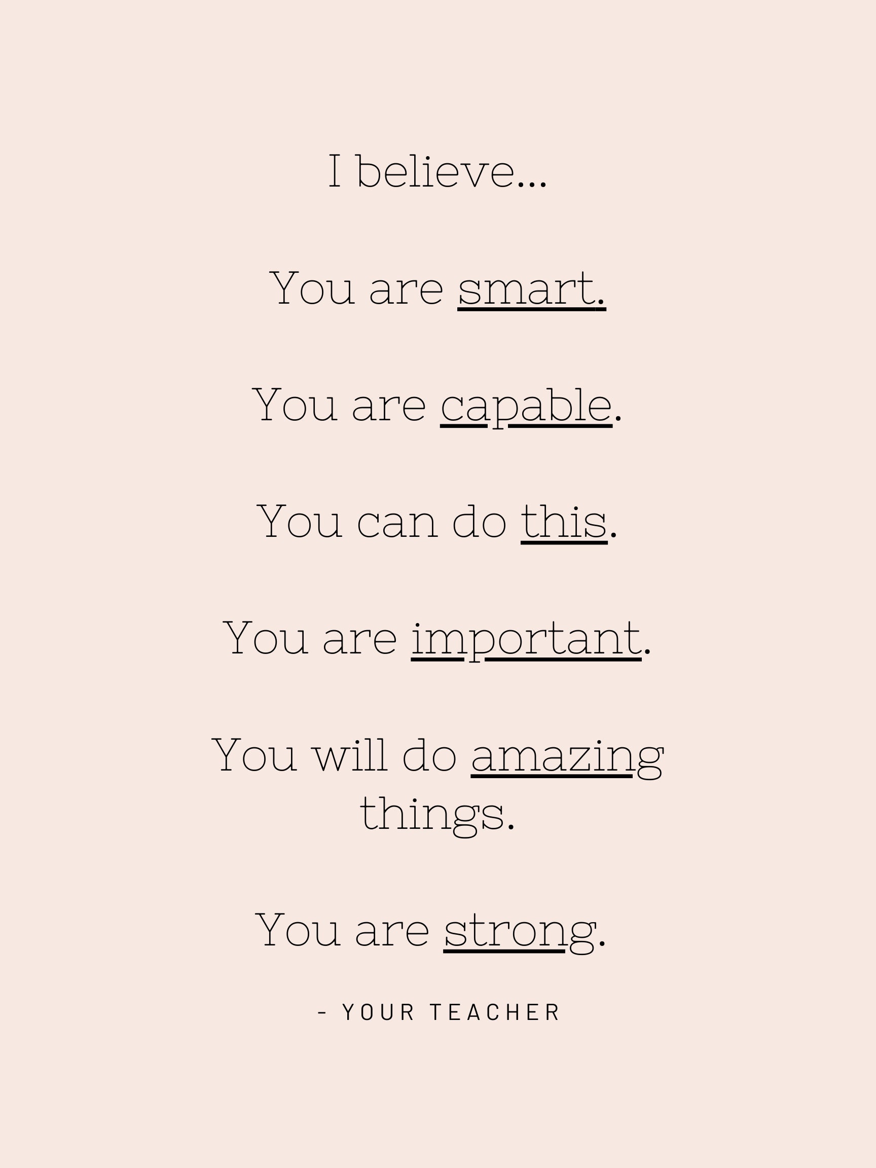 You Are Important Classroom Poster Bundle - Etsy