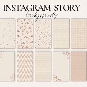 Instagram Story Backgrounds Paper, Notebook Theme - Etsy