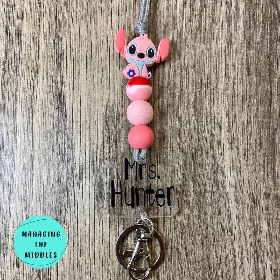 Teacher Lanyard Character Lanyard Personalized Lanyard | Etsy