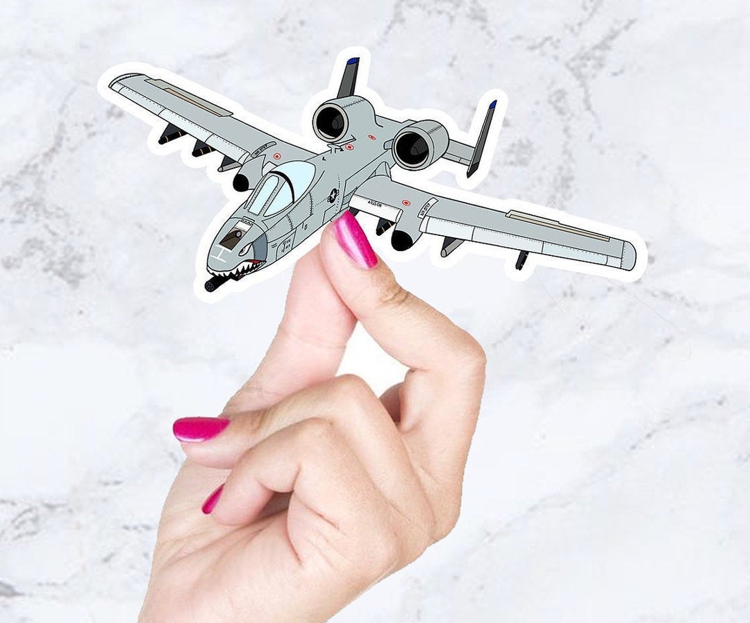A-10 Warthog Sticker - Aircraft Sticker - Combat Aircraft - USAF ...
