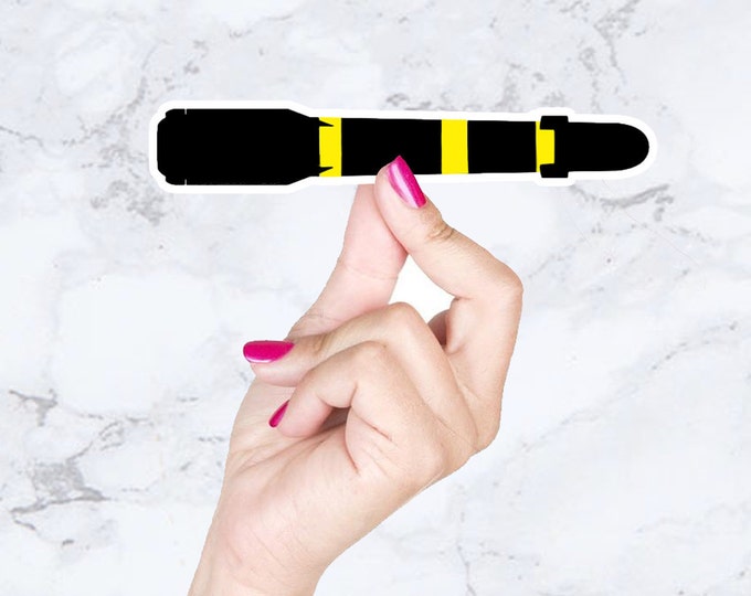 AGM-114 Hellfire Missile Sticker - Weapon Sticker - Water Bottle ...