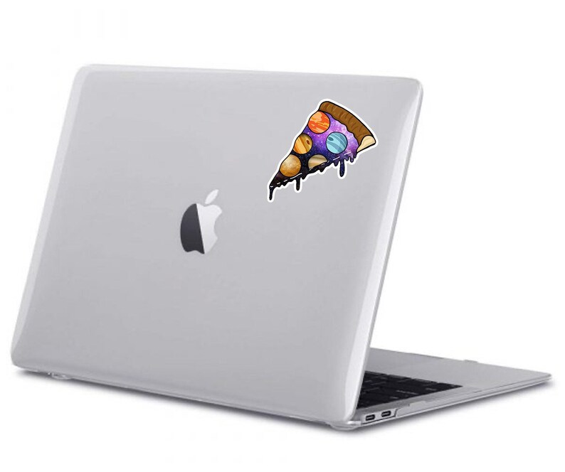 Space Pizza Sticker Space Sticker Water Bottle Sticker - Etsy