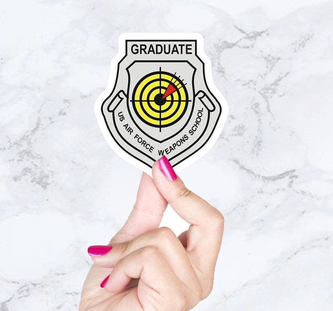 Weapons School Graduate Sticker - Patch Sticker - USAFWS Sticker - WIC ...