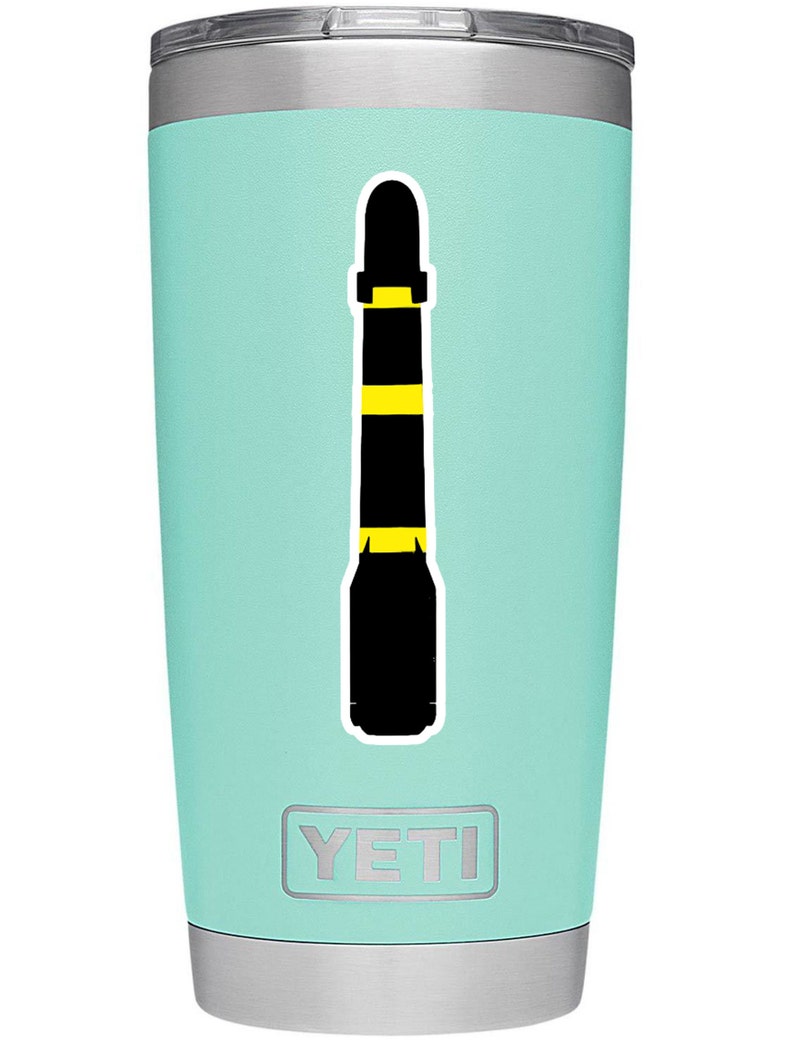 AGM-114 Hellfire Missile Sticker - Weapon Sticker - Water Bottle ...