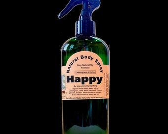 Tea Tree All Natural Salt Therapy Skin Spray, Deodorizing Body Spray ...