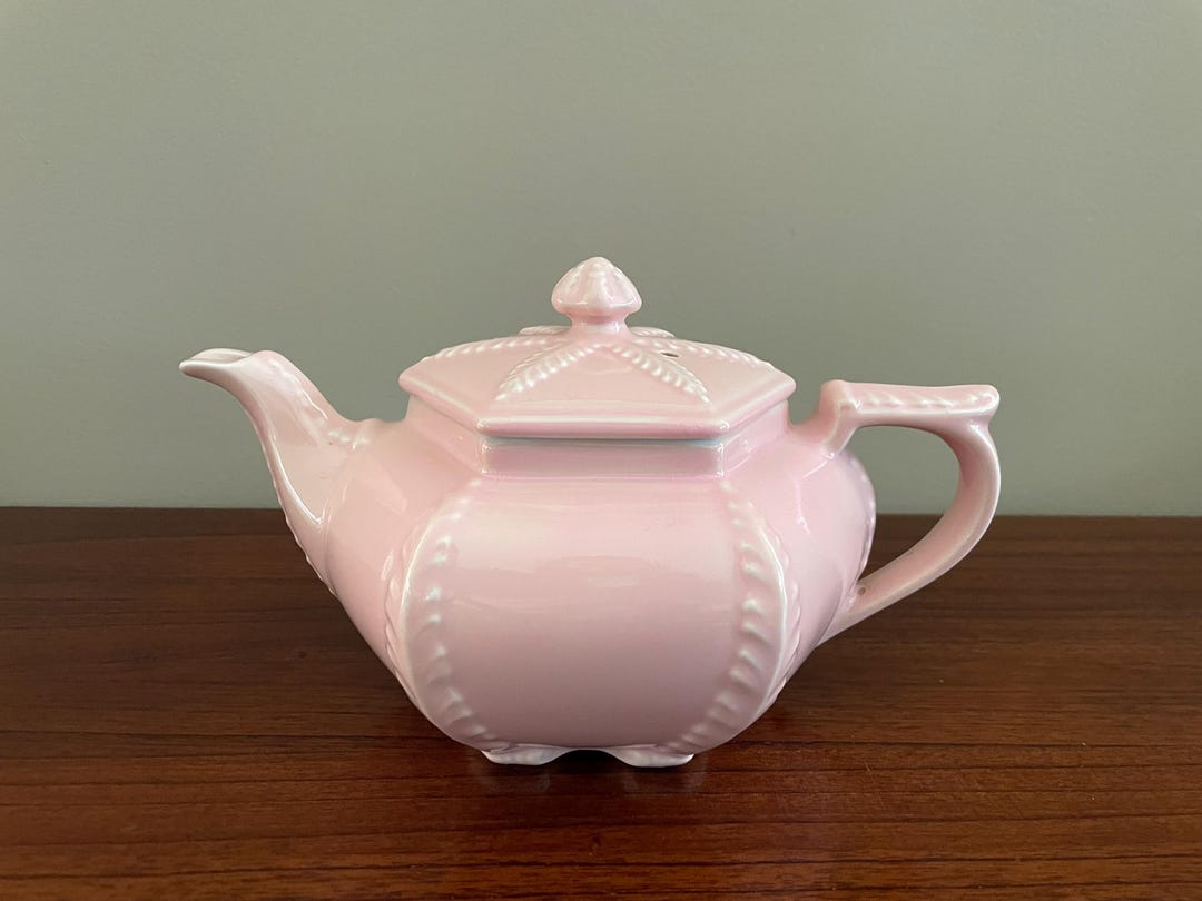 Vintage Hall Teapot Kitchen Decor Shelf Decor Fabulous Pink Teapot - Etsy