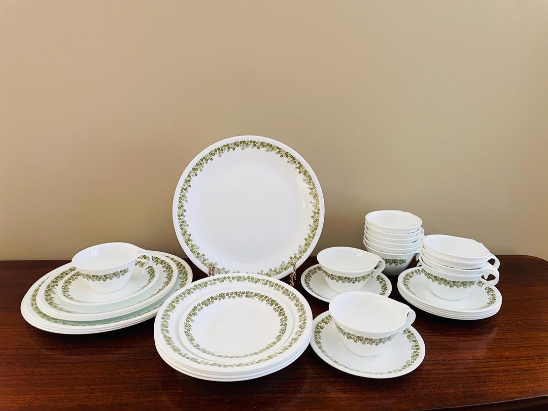 Vintage Corelle Spring Blossom Dinnerware | Crazy Daisy Dishes, Sold by ...
