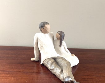 Willow Tree Father and Daughter, Sculpted Hand-painted Figure - Etsy