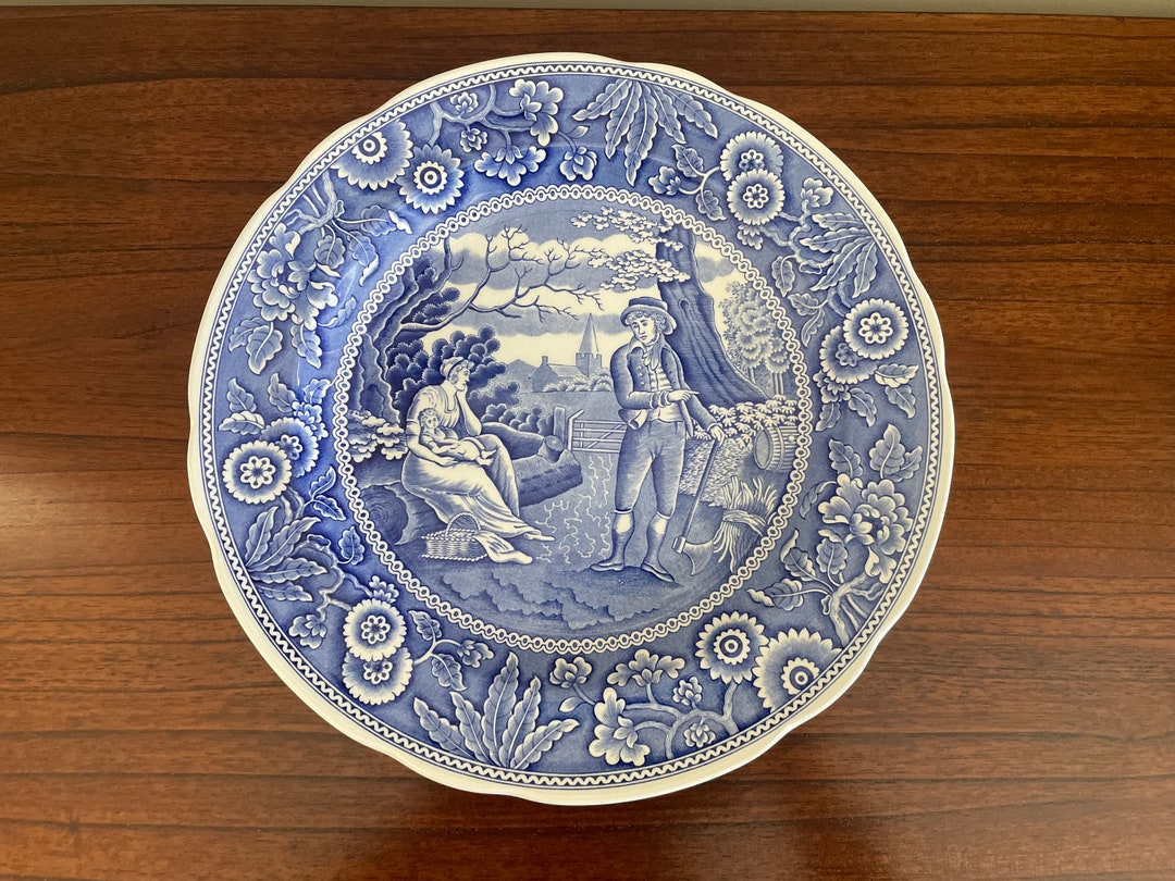 Spode Blue Room Plate Collection - Woodman | Shelf Decor | Wall Decor ...