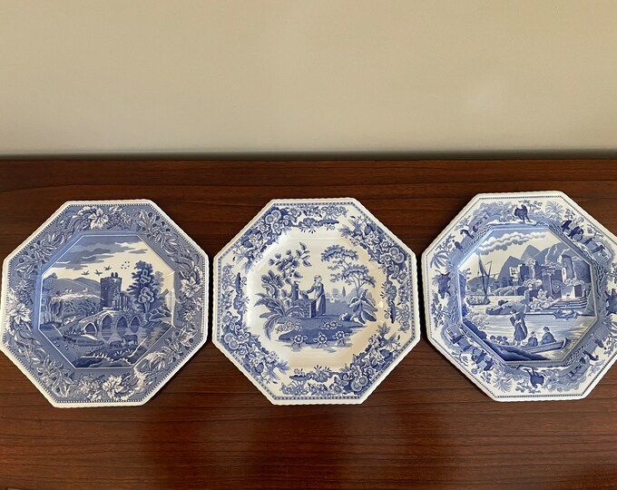 Spode Blue Room Sutherland Collection Plates - Etsy