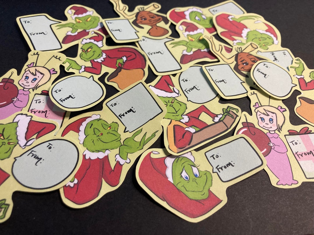 Stolen Christmas Sticker Label Set - Etsy