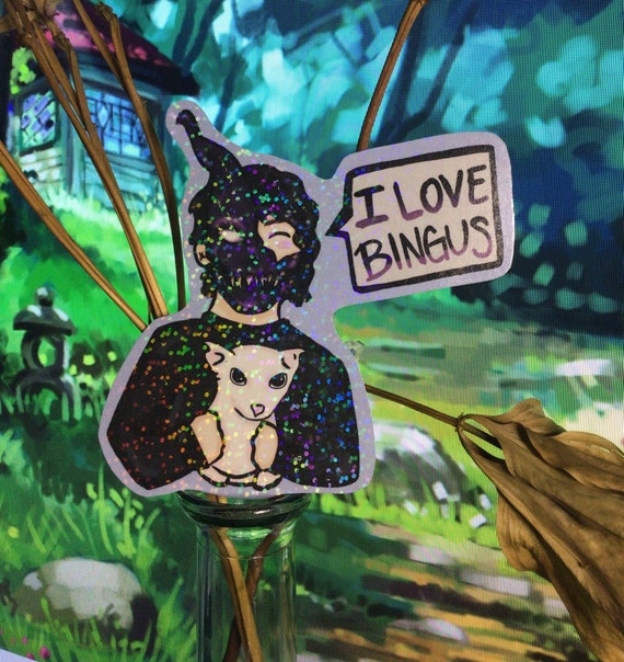 CORPSE HUSBAND and BINGUS holographic Sticker | Etsy