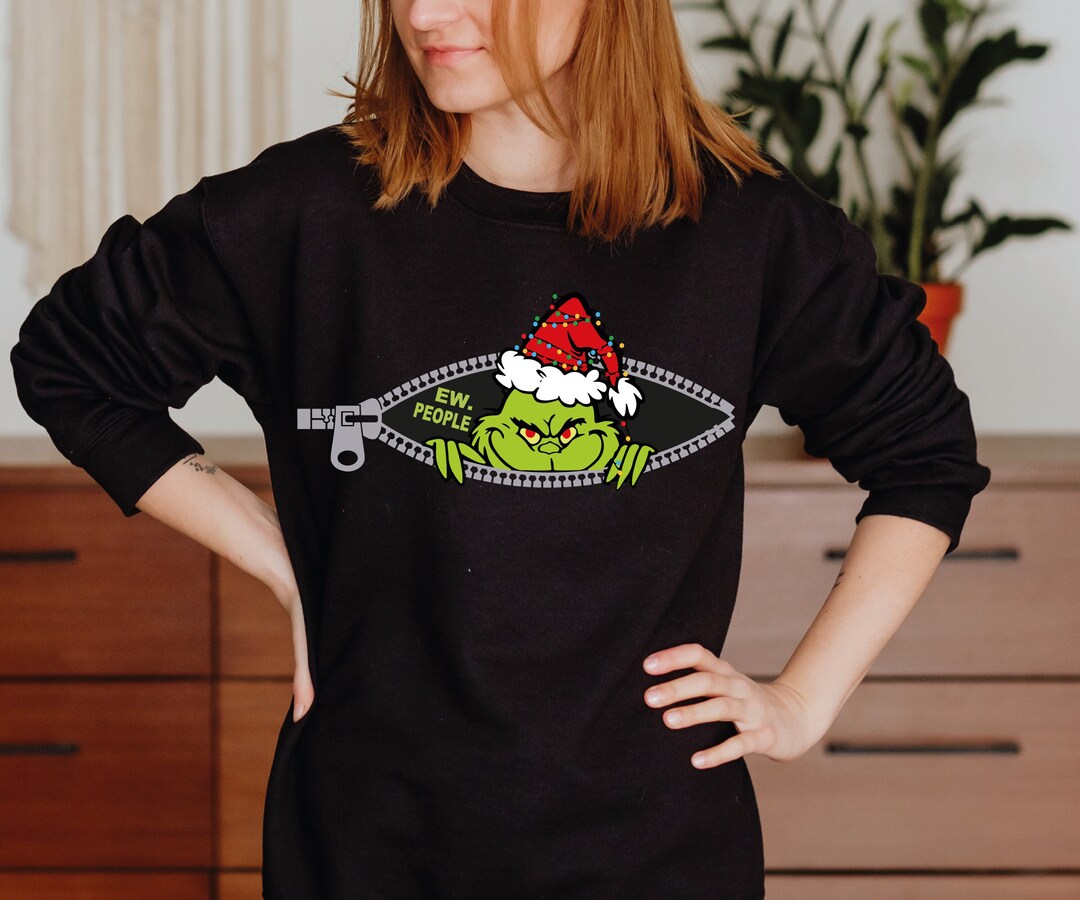 Ew People Whoville Sweater, Christmas Grinch JUMPER, Christmas Green ...