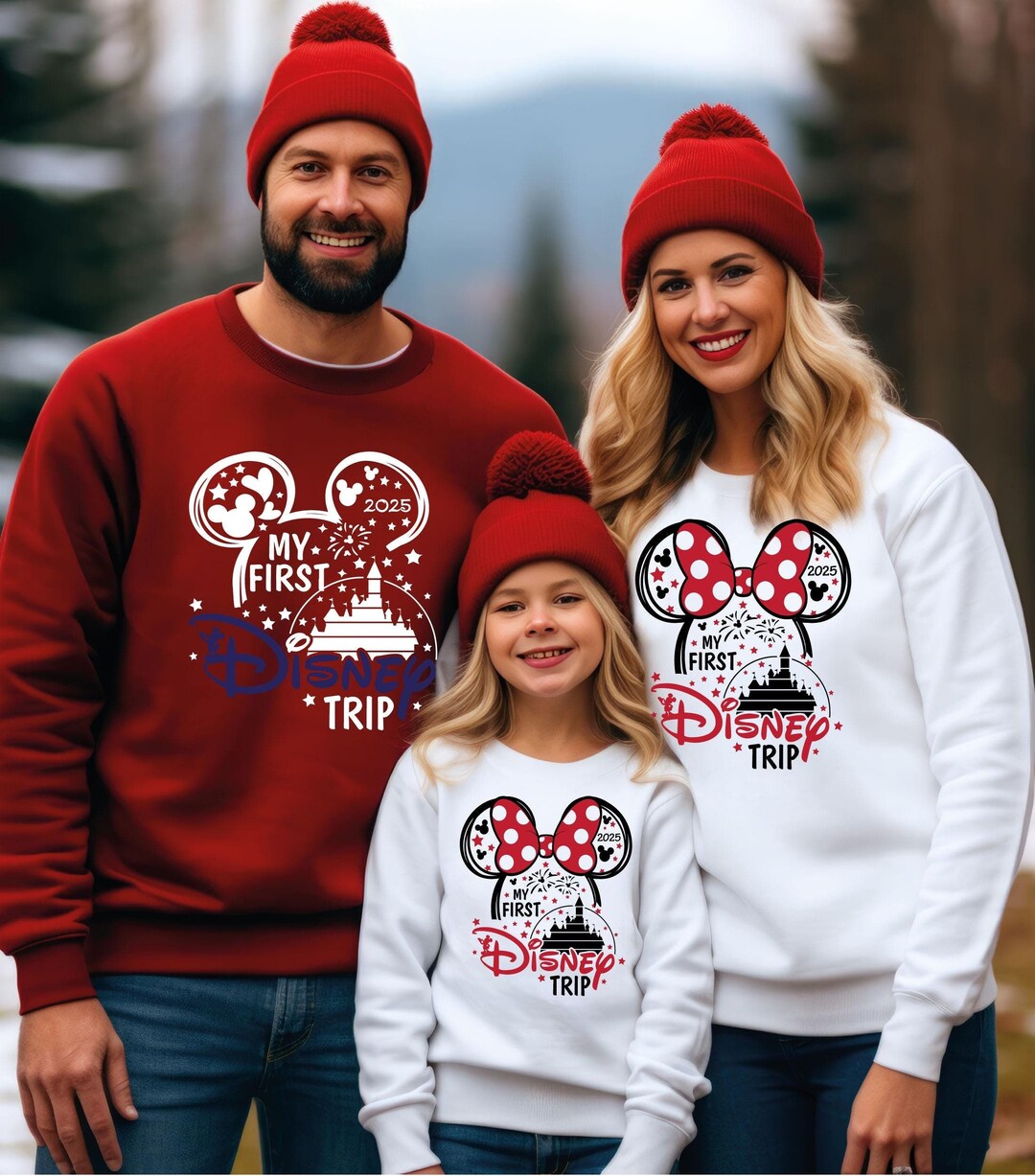 Matching Disney Trip Sweatshirt, Family Vacation Jumpers#1025 - Etsy UK